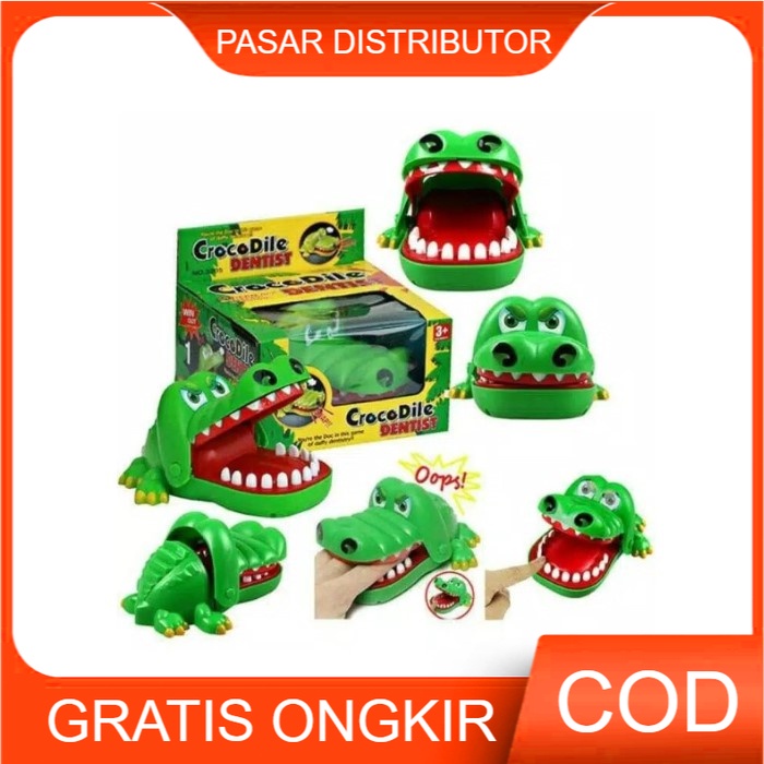 Jual Crocodile Dendtist Game - Mainan Buaya Gigit - Gigit Buaya ...