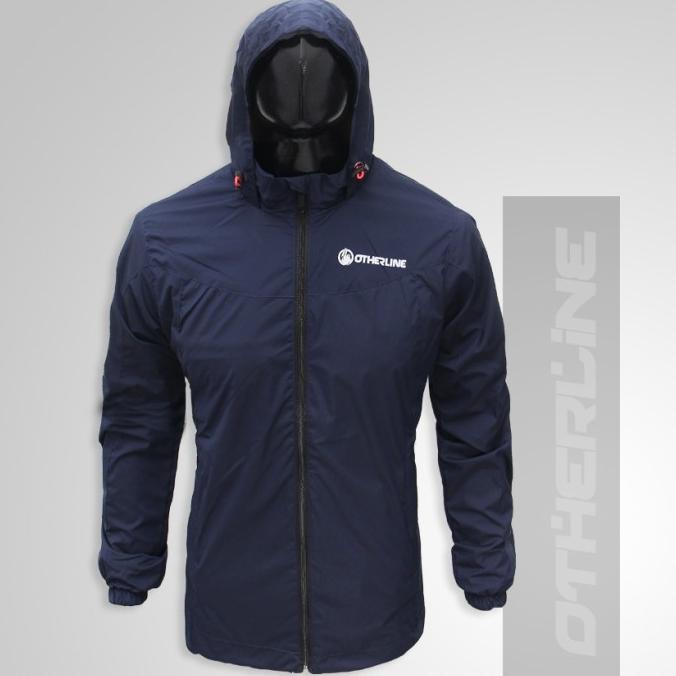 Jual JAKET OLAHRAGA PRIA LARI RUNNING JOGGING SEPEDA PARASUT WINDPROOF ...