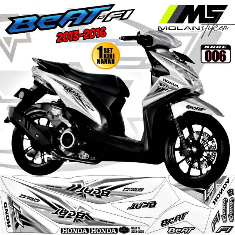 Jual Decal Sticker Striping Variasi Beat Fi 2013-2015 Beat X Honda Beat ...