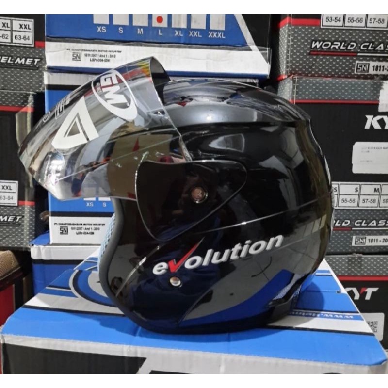 Jual HELM GM EVOLUTION ORIGINAL 100% ASLI PABRIK | Shopee Indonesia
