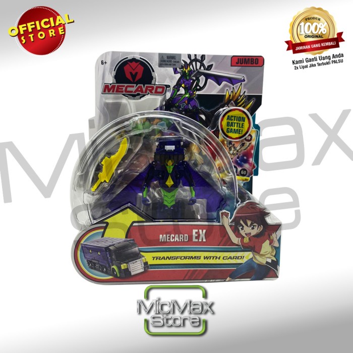 Jual Mecard Jumbo Neo Dan Ex Mecanimals Set FXP34 | Shopee Indonesia