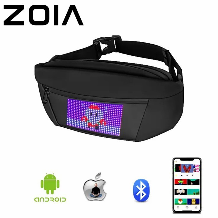 Jual ZOIA LED BAG SLINGBAG PIXEL ART DIY SMART BLUETOOTH APP TAS WRIST ...