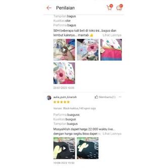 Jual Ready Sprei Saja 140X200X20 Motif Baru Tanpa Sarung Bantal/Guling ...