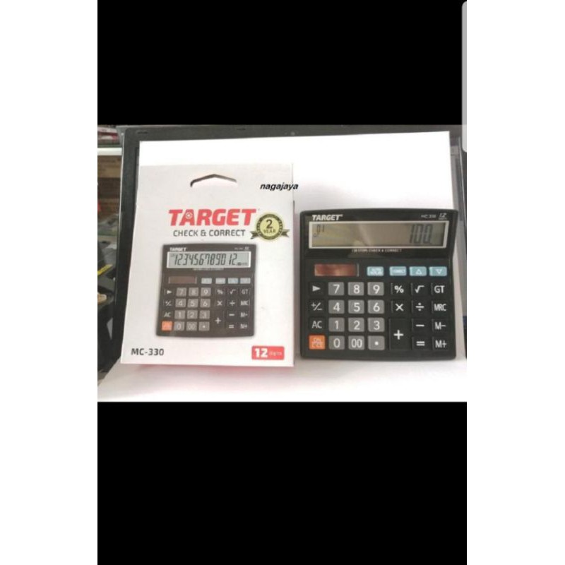 Jual Kalkulator Target Mc-330 Kalkulator 12 Digit Kalkulator Dagang ...