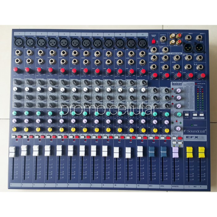 Jual Audio Mixer Soundcraft Efx 12 Sound Board Efx12 (12 Channel ...