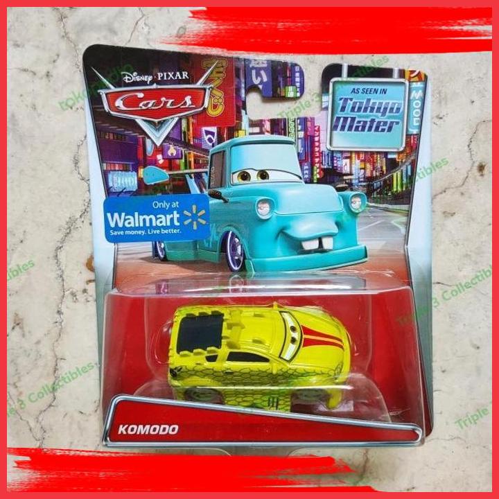 Jual (TRI) DIECAST SKALA 1/55 MATTEL DISNEY PIXAR CARS KOMODO TOKYO ...