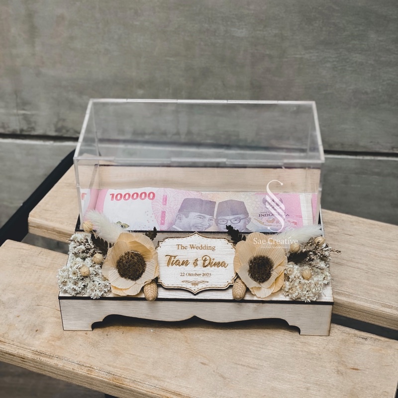 Jual (Ready Stock) Kotak Uang / Box Mahar/ Uang kertas / kotak seserahan pernikahan | Shopee ...