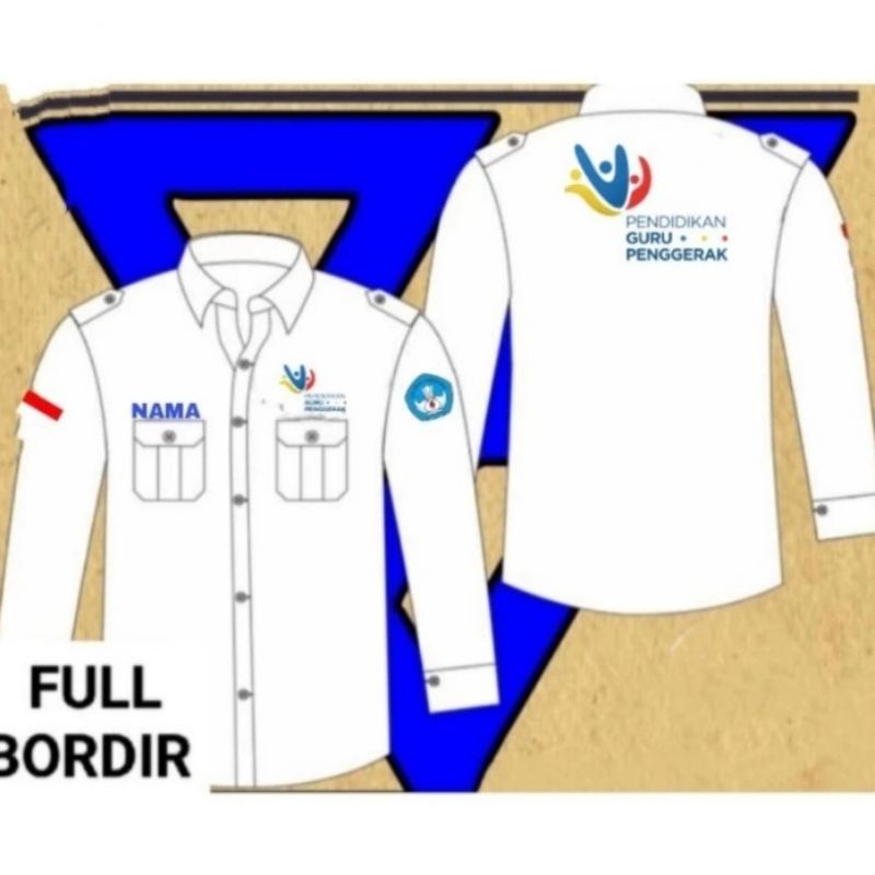 Jual kemeja guru penggerak seragam guru penggerak baju guru penggerak ...