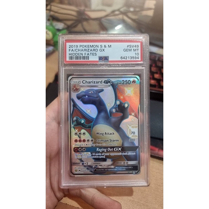 Jual PSA 10 Shiny Vault Charizard GX SV49/SV94 2019 Pokemon Hidden ...