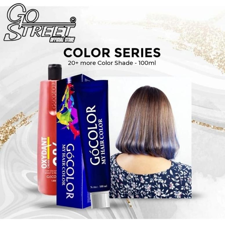Jual BISA COD - GOCOLOR Hair color Cream All Series 100ml / Cat Rambut ...