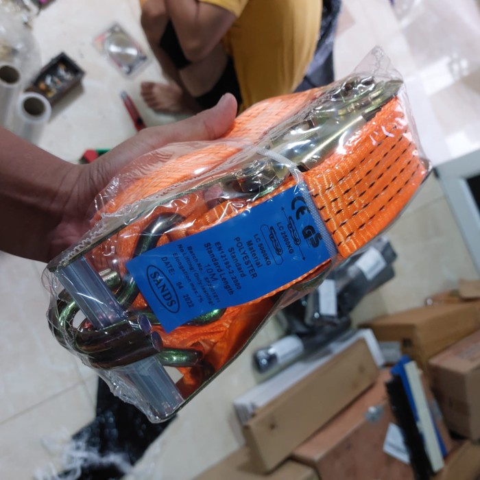 Jual Ratchet Cargo Lashing 2"x6 Meter Tali Pengikat Barang Mobil Track ...