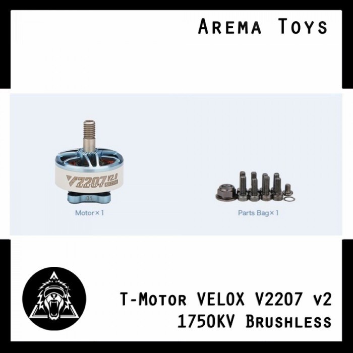 Jual T-Motor Velox V2207 V2 1750Kv Brushless Motor 2207 Tiger Motor ...