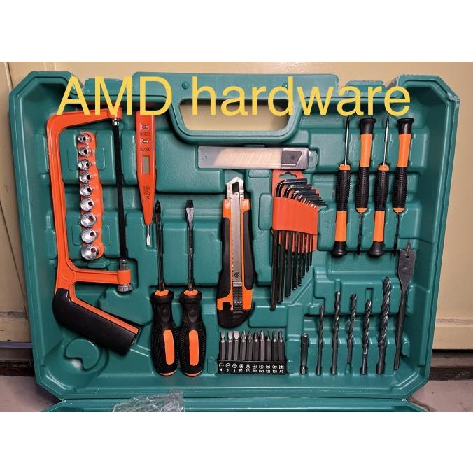 Jual Paket Toolkit Bor Cordless Lengkap Toolbox Handtools 12V Jld 112Pc ...