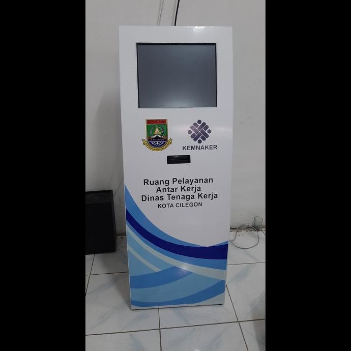 Jual Mesin Antrian Kiosk Touchscreen 17" Terjangkau Plus Software Plus ...