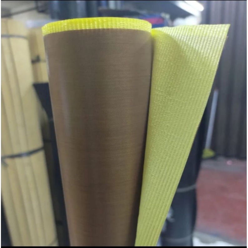 Jual Kain Teflon PTFE sheet 0,25mm X100cm X50cm (Ada Lem) | Shopee ...
