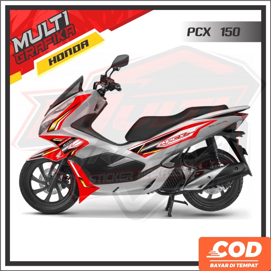 Jual Stiker Striping PCX 150 Decal Variasi Aksesoris Dekal Motor Honda ...