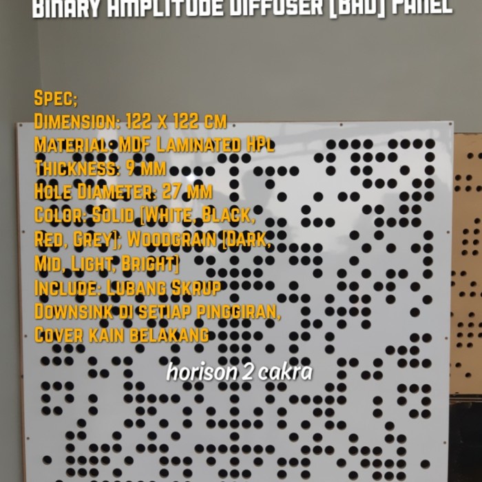 Jual BAD Panel Binary Amplitude Diffuser | Shopee Indonesia