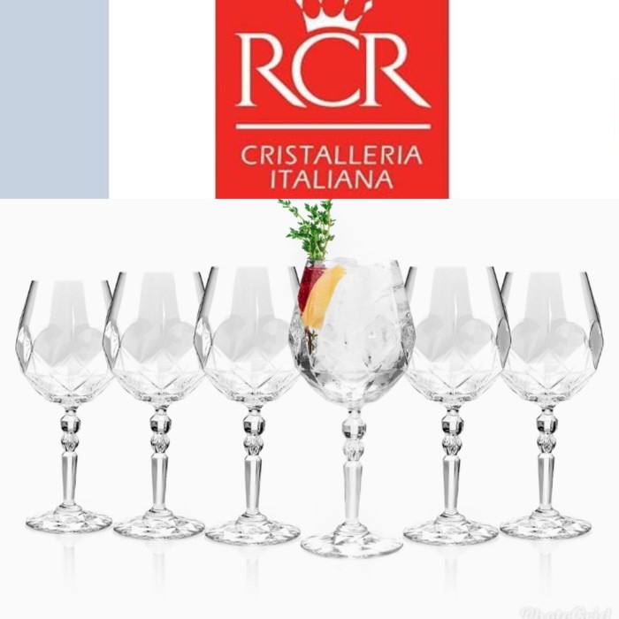 Jual Rcr Crystal Italy Gelas Kaki Goblet 530Ml Alkemist Set 6Pcs ...