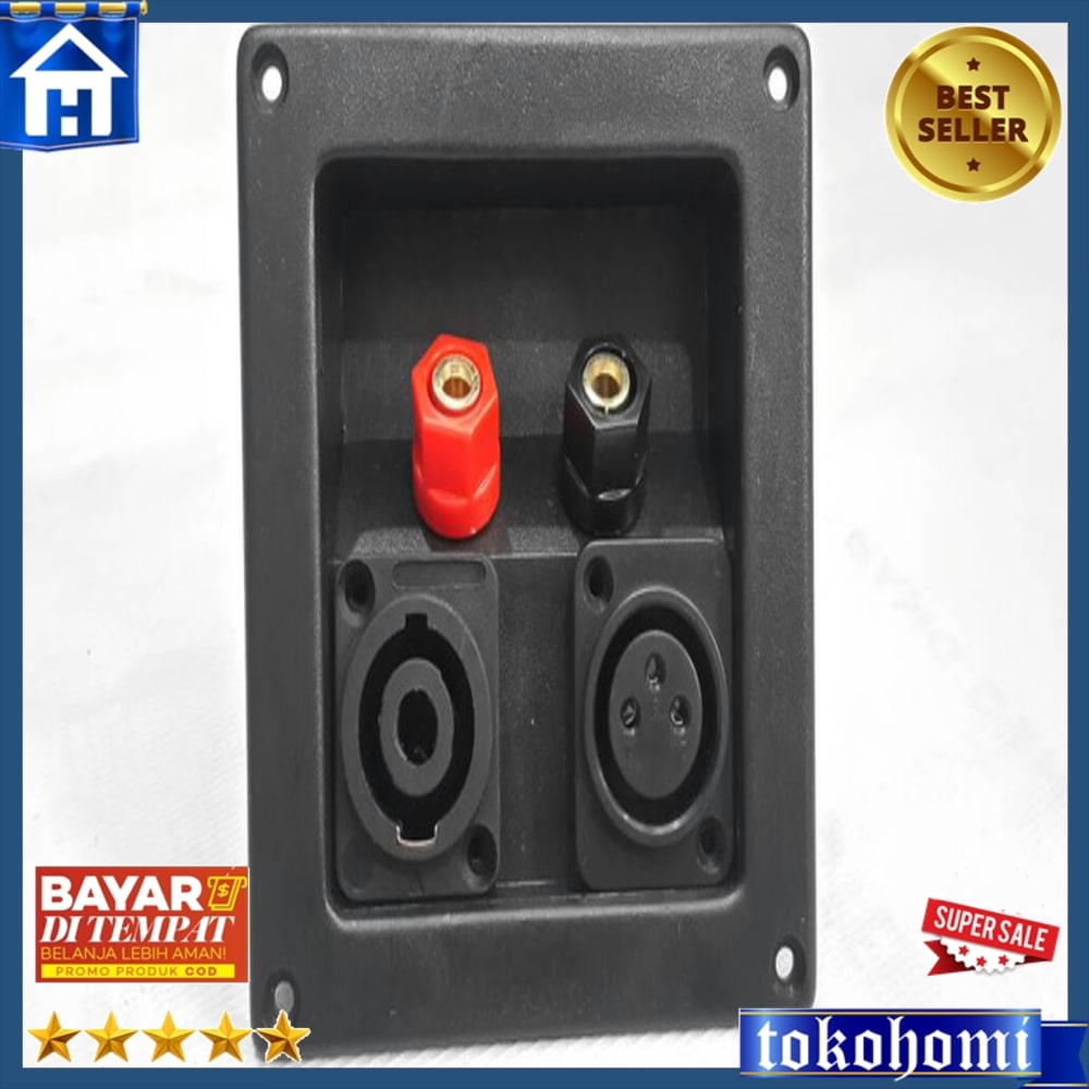 Jual Terminal Box Speaker Terminal Spikon Canon Terminal Speaker 2 In 1 ...
