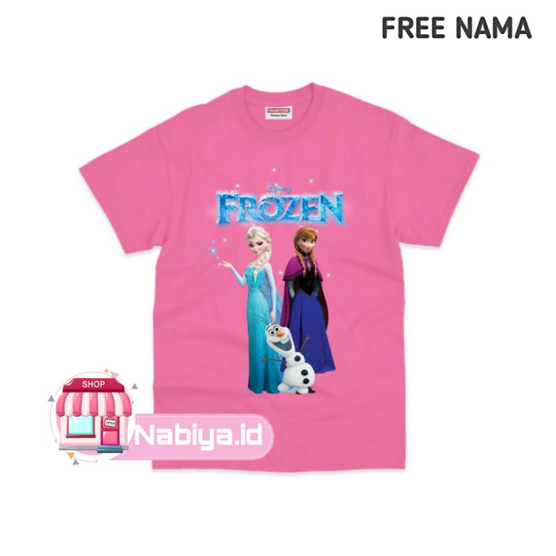 Jual BAJU ANAK FROZEN ELSA ANA OLAF KAOS ATASAN ANAK COSTUME GAMBAR ...