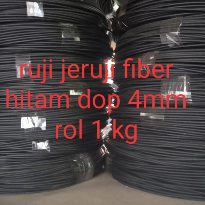 Jual RUJIJERUJIFIBER HITAM DOP KULITAN 4MM ROL 1KG ORIGINAL | Shopee ...