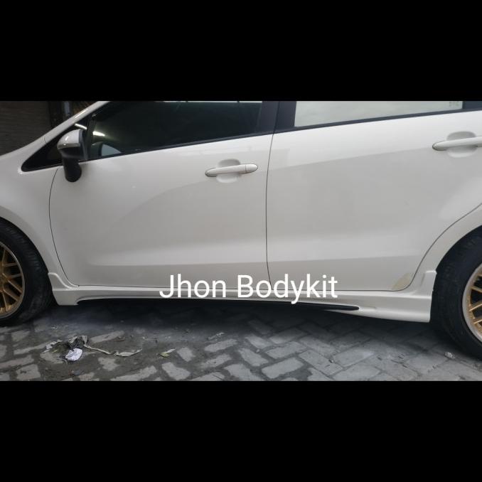 Jual Bodykit Kia Rio Custom Side Skirt Kia Rio Custom Add on | Shopee ...