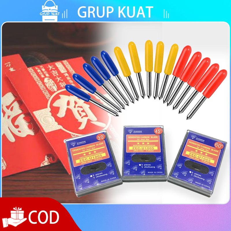 Jual 5pcs 45°/60° Derajat Cutting Sticker mata pisau Roland Roland Blade Roland Cutting Plotter ...