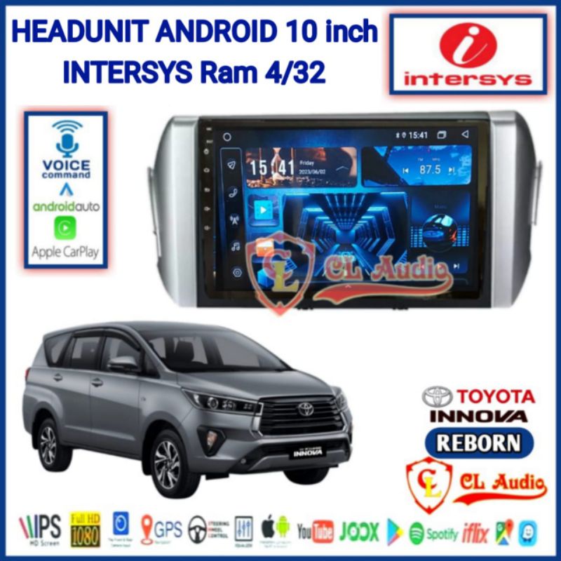 Jual Head Unit Android Intersys 10 Inch OEM Toyota Innova Reborn Car ...