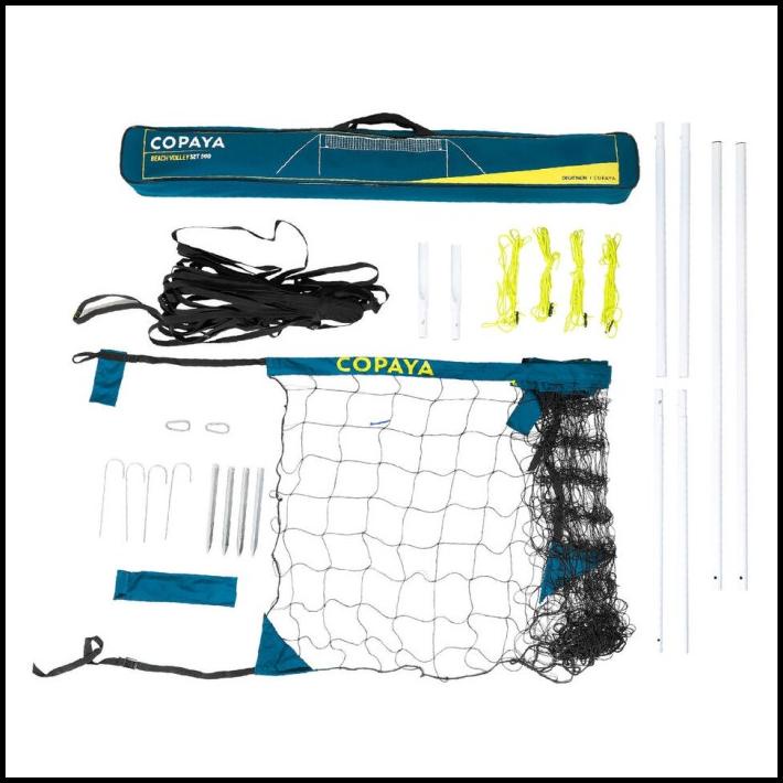 Jual GRATIS ONGKIR JARING NET BOLA VOLI PANTAI 6M BEACH VOLLEY BALL SET ...