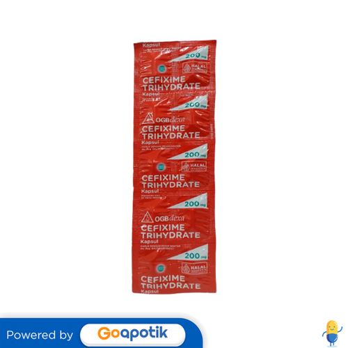 Jual CEFIXIME OGB DEXA MEDICA 200 MG STRIP 10 KAPSUL | Shopee Indonesia
