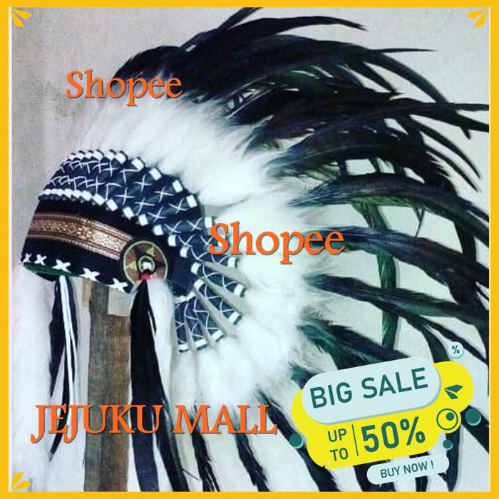 Jual TOPI INDIAN / TOPI SUKU INDIAN LANCUR HITAM KUALITAS TINGGI ...