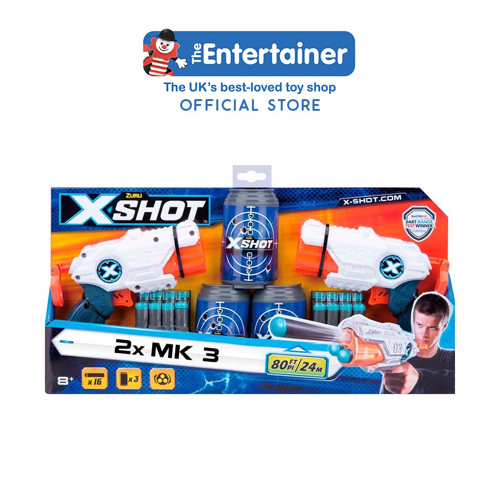Jual Xshot Double Combo 2 X Mk 3 Blaster With 16 Darts & 3 Target Boxes ...