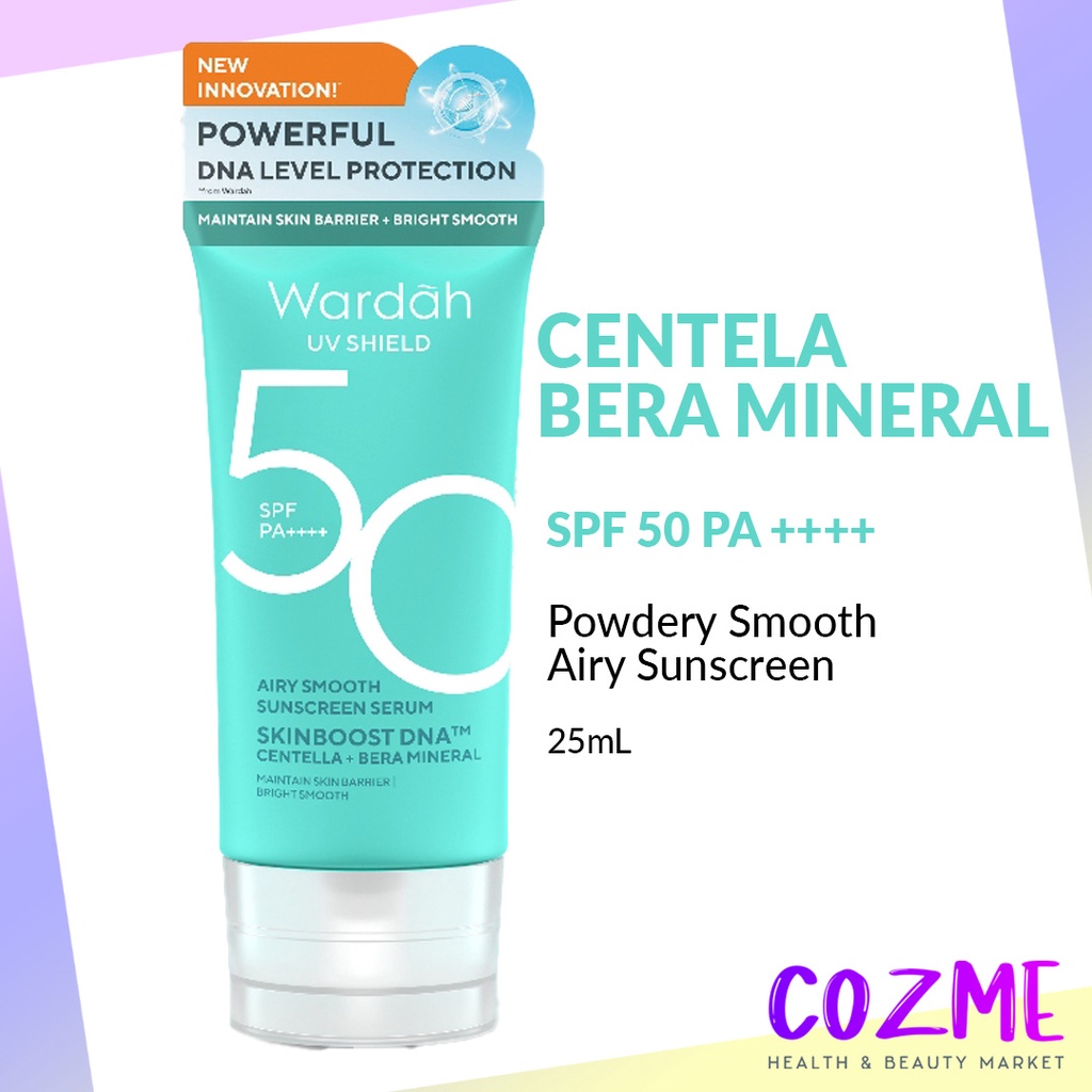 Jual WARDAH Airy Smooth Sunscreen Serum UV Shield SPF 50 PA++++ 25mL ...