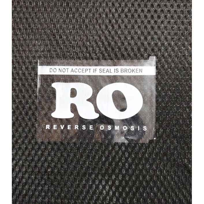 Jual Segel Galon RO Transparan / RO Bening Tulisan Putih | Shopee Indonesia