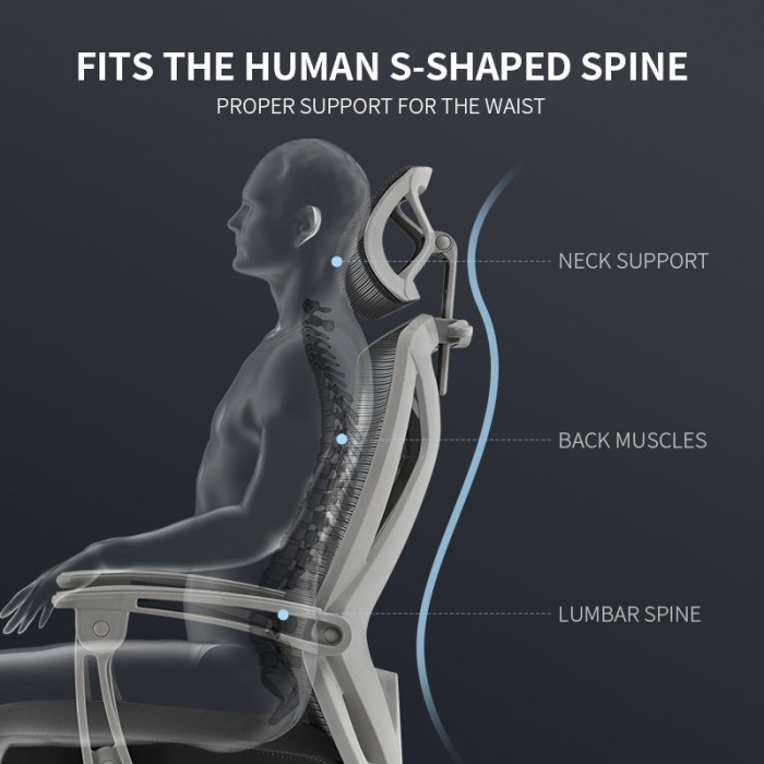 Jual SIHOO Office Chair M92B Chair Kursi Kerja Kantor Ergonomic Gaming ...