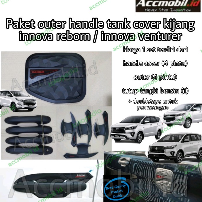 Jual Paket Outer Handle Tutup Tangki Kijang Innova Reborn / Innova Venturer Terbaik | Shopee ...