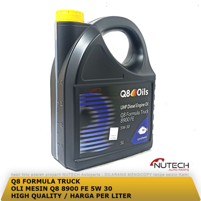 Jual OLI MESIN Q8 8900 FE 5W 30 HIGH QUALITY (NAUZATECH AUTOPARTS ...