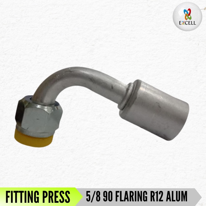 Jual Fitting ac mobil bengkok 90 derajat ukuran 5 Per 8 r134 r134a ...