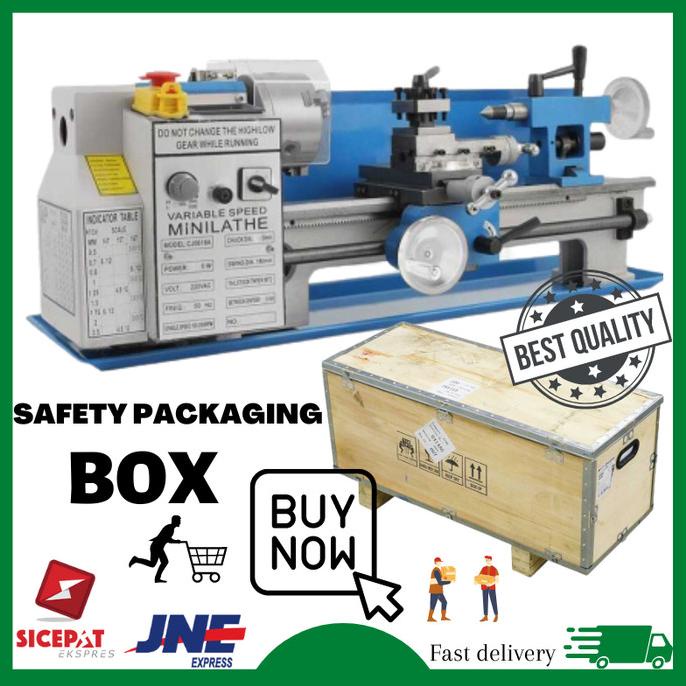 Jual Mesin Bubut Mini Besi Kayu Serbaguna Wood And Metalworking 550W ...