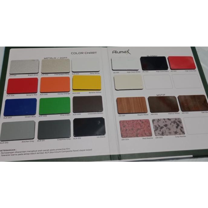Jual :>:>:>:>] ALUMAX Aluminium Composite Panel 2 sisi tebal 3mm ...