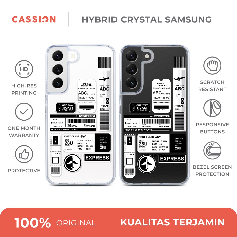 Jual Hybrid Case For Samsung S24 S23 S22 S21 S20 Note 20 FE Plus Ultra Cassion Boarding Passion ...