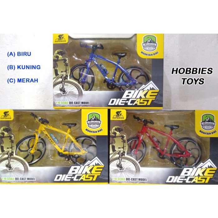 Jual Miniatur Replika Diecast Sepeda Balap Skala 1:10 Mountain Bike ...