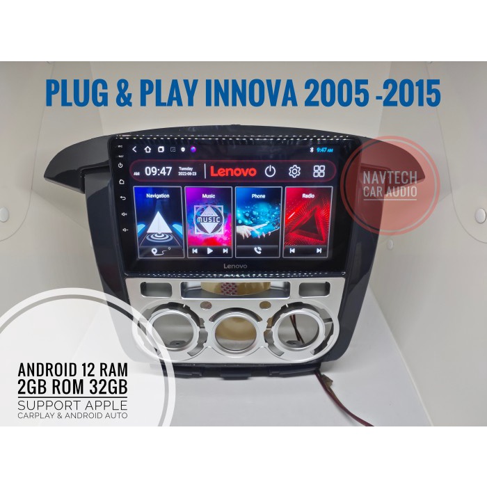 Jual Head unit android 9 inch 2GB oem toyota innova 2008-2014 | Shopee ...