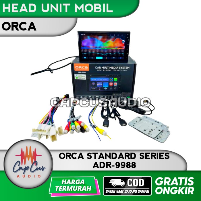 Jual New Head Unit Android 9 & 10 Inch Orca - Orca Adr 9988 New ...