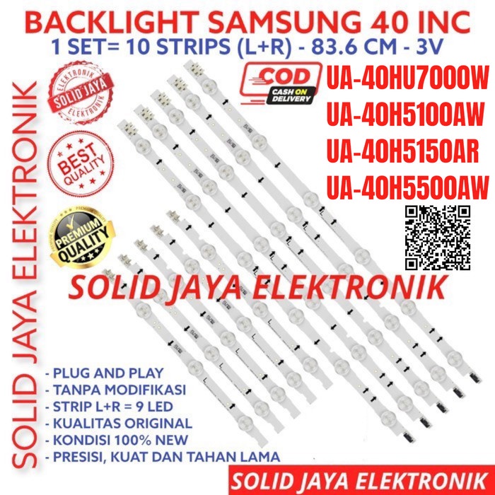 Jual [Ori] Backlight Tv Led Samsung 40 In Ua40H5000 Ua40H5150 Ua40H5500 Lampu Bl Bisa Gojek ...