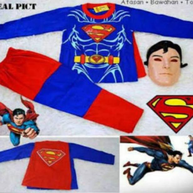 Jual QBZ /KOSTUM SUPERMAN + TOPENG/BAJU KARAKTER ANAK/BAJU ANAK COWOK ...