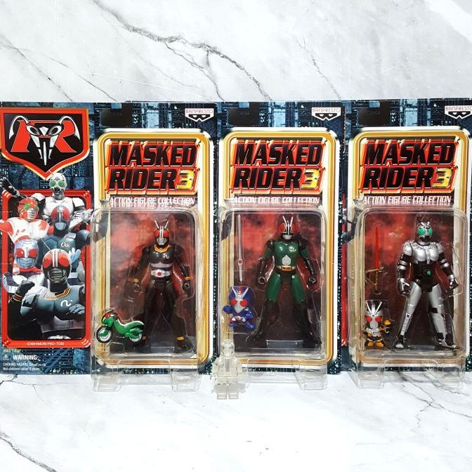 Jual Kamen Rider Action Figure Black Rx Shadow Moon [3-Set] Banpresto ...