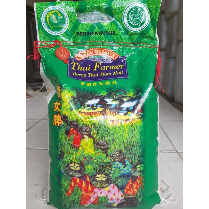 Jual Beras Thailand, Thai Farmer Hom Mali 10kg | Shopee Indonesia