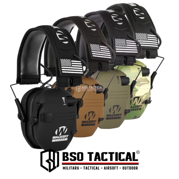 Jual Promo Wlkrs Tactical Shooting Earmuff Hearing Protection Headset ...