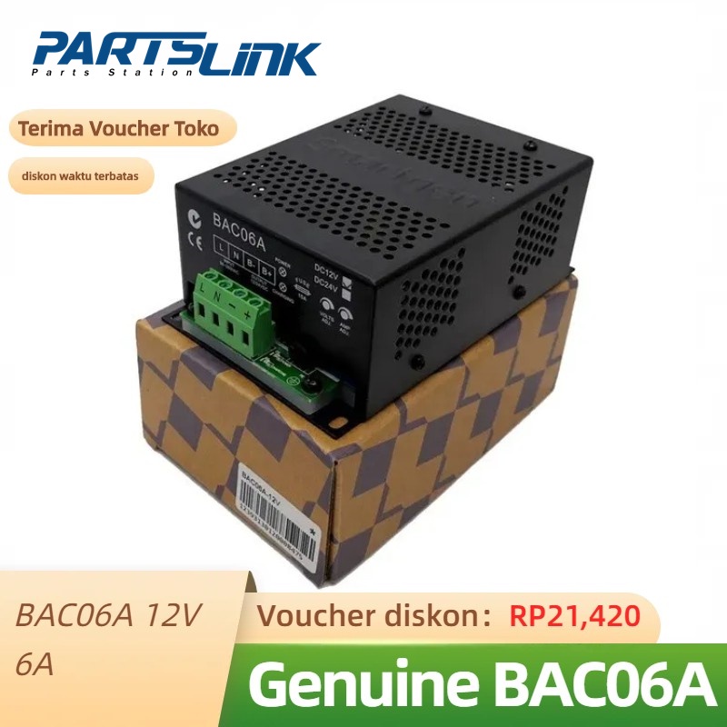 Jual Genuine Battery Charger Smartgen Genset BAC06A 12V 5A 6A | Shopee ...
